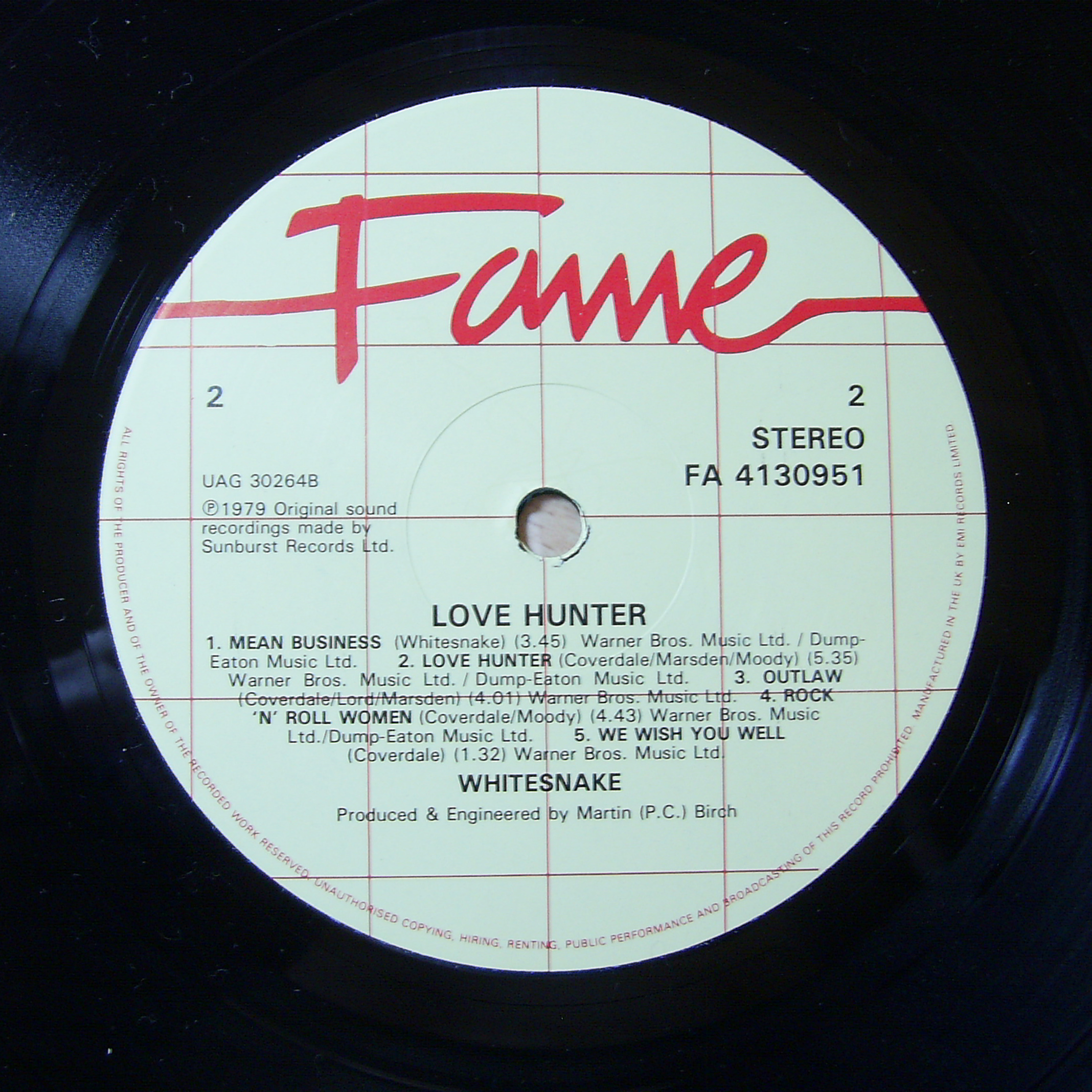 Whitesnake Lovehunter : LP B | CD Covers | Cover Century | Over 1.000. ...